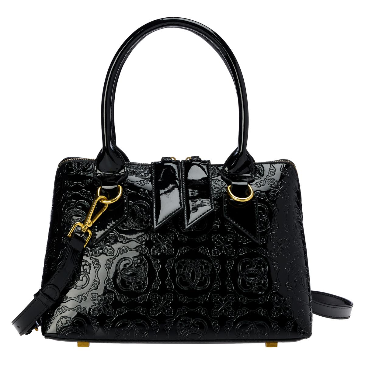 Sharif Legacy Logo Mirror Metallic City Satchel - 23380731 | HSN