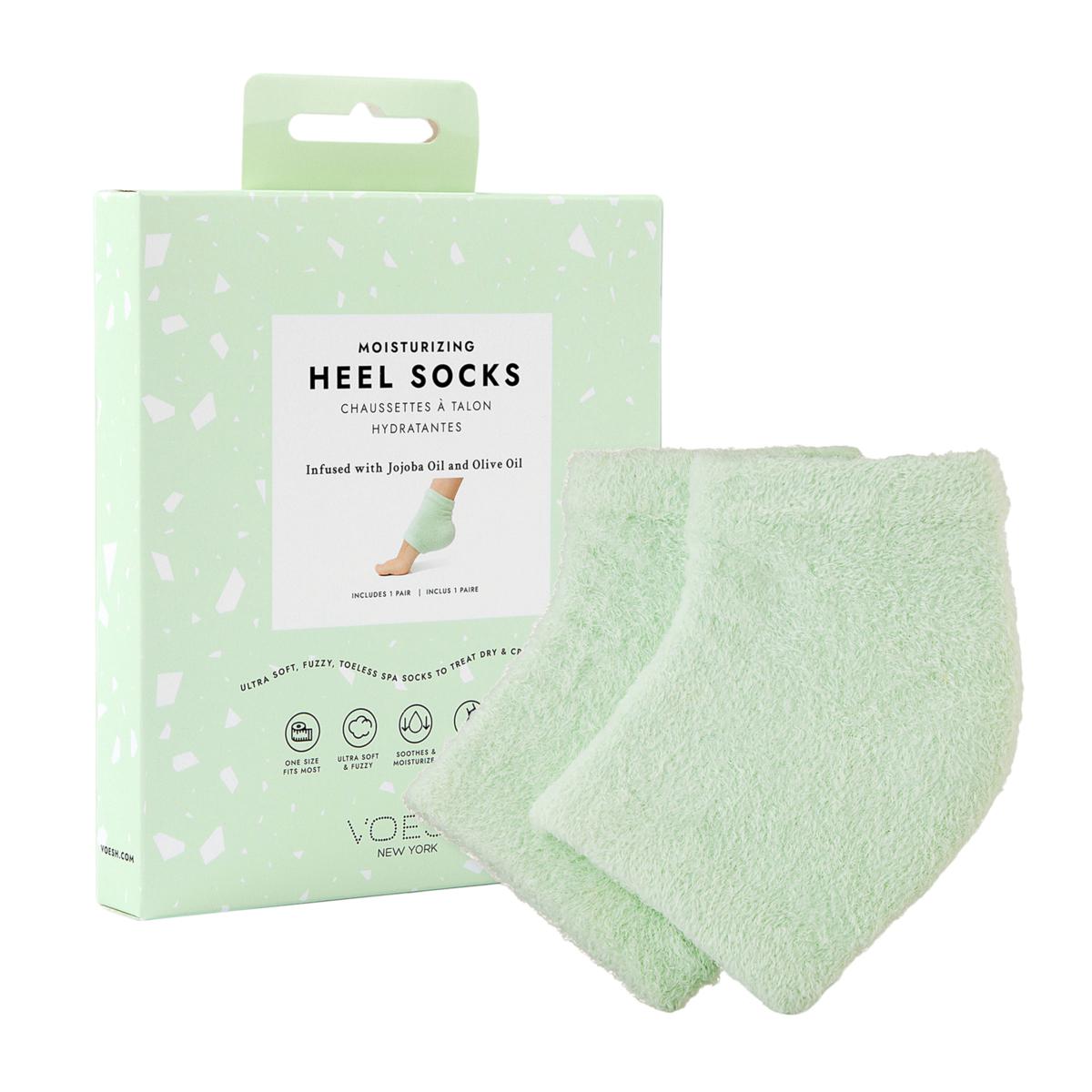 Voesh Green Moisturizing Heel Socks - 23386399 | HSN