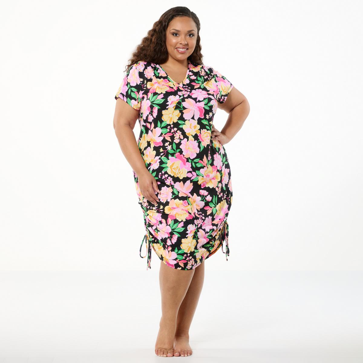 Comfort Code Soft & Light Sleepdress with Adjustable Hems | HSN