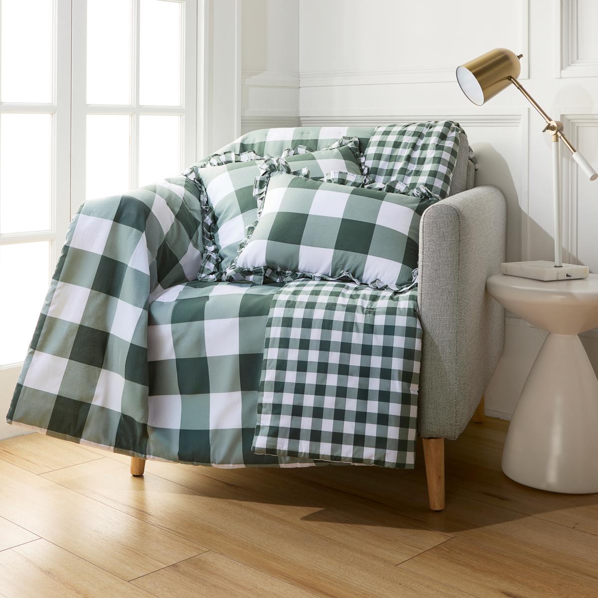Emryn House 3-piece 100% Cotton Throw and Pillow Set | HSN