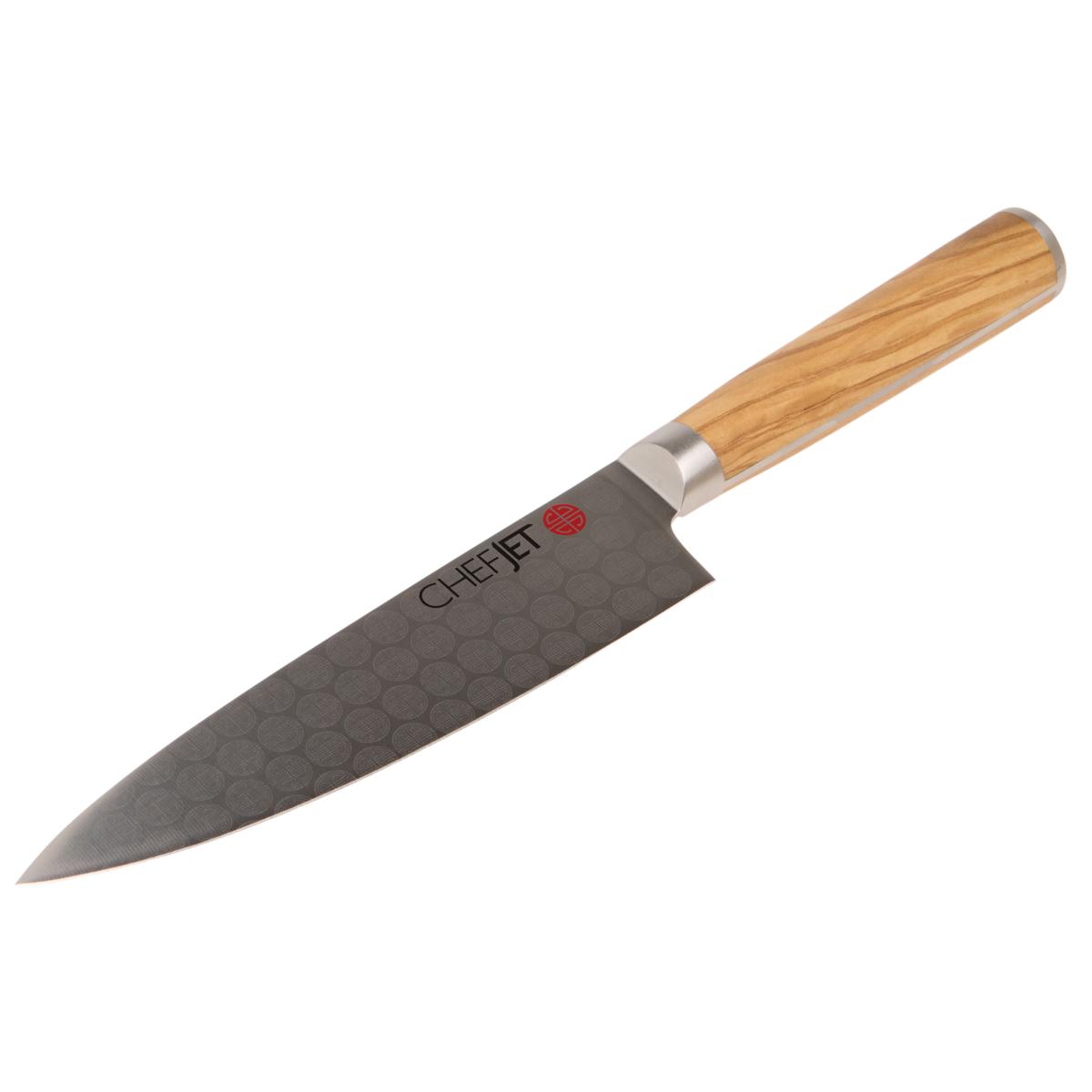 Jet Tila 7" Laser-Etched Full Tang Chef Knife in Gift Box | HSN