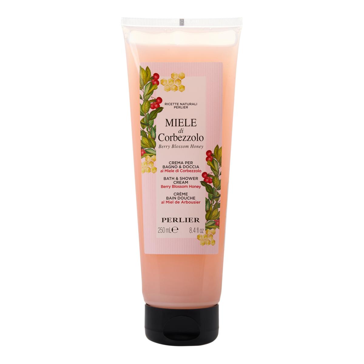 Perlier Berry Blossom Honey Bath and Shower Cream - 23479635 | HSN