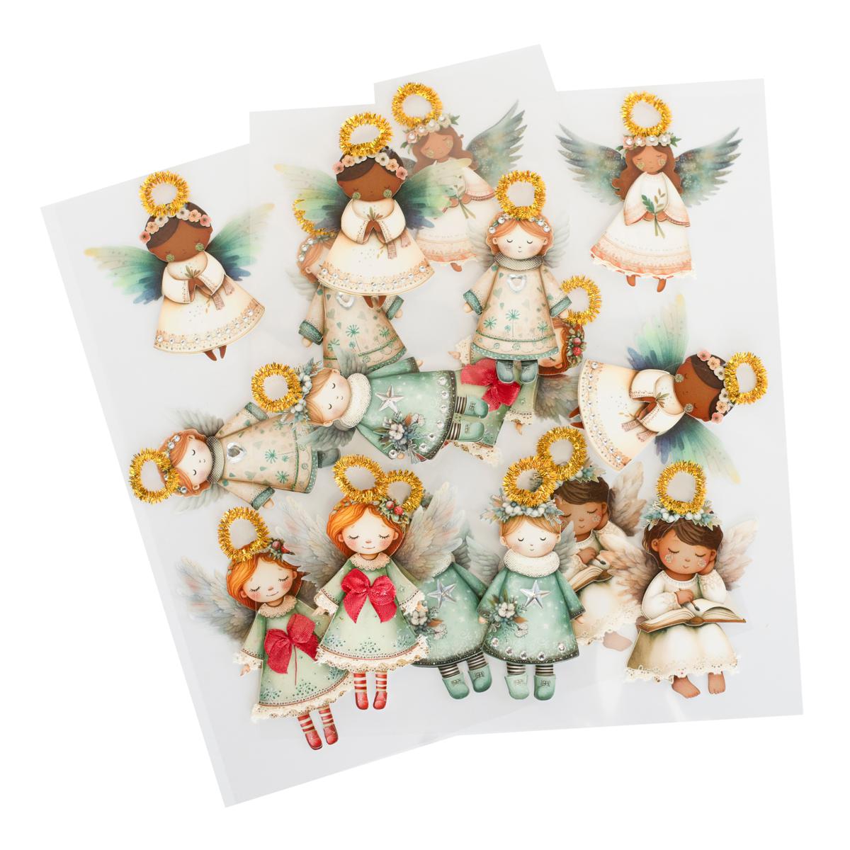 Diamond Press 3D Angel Sticker Kit | HSN