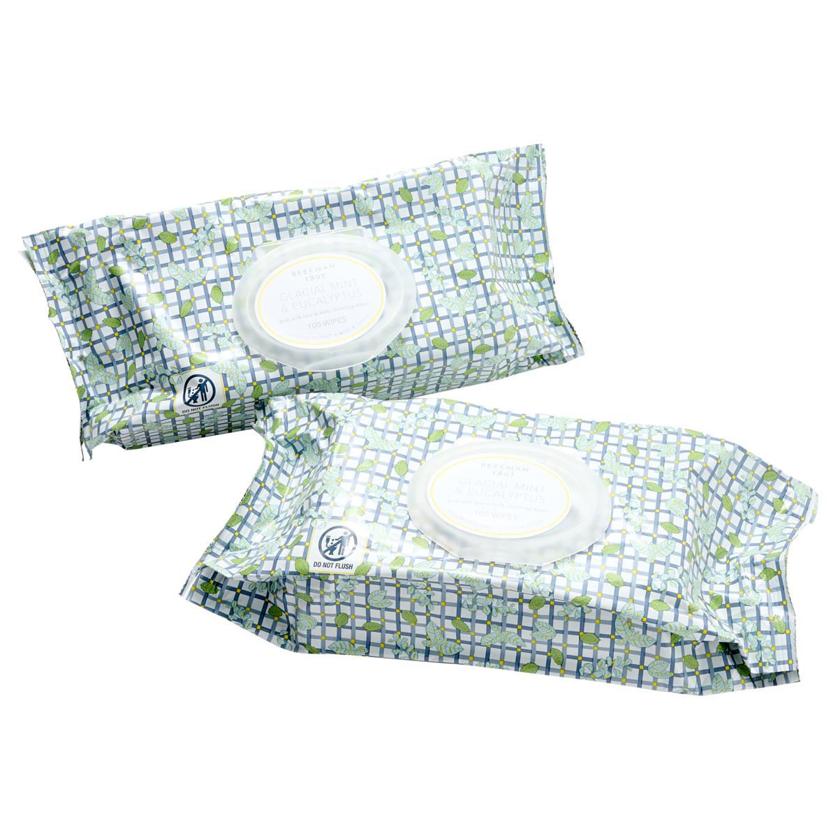 Beekman 1802 Supersize 200-count Goat Milk Mint Eucalyptus Face Wipes | HSN