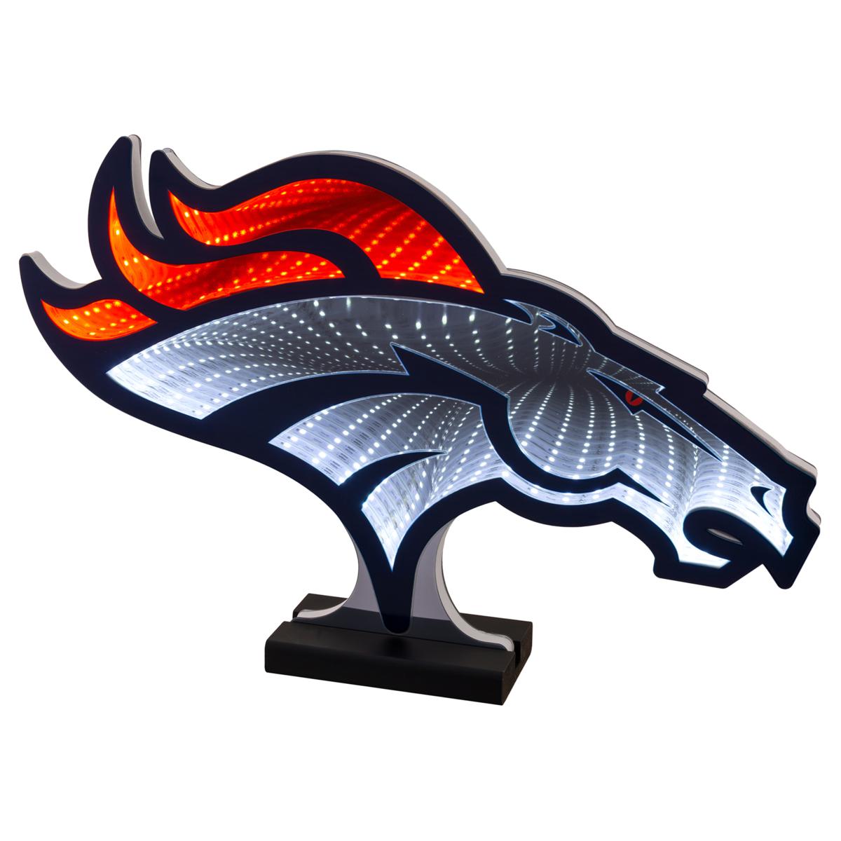 Officially Licensed NFL LED Logo Infinity Light - Broncos - 23659513 | HSN