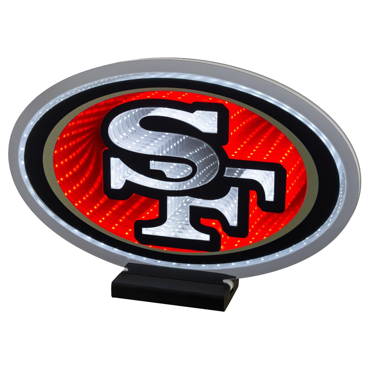 Officially Licensed NFL LED Logo Infinity Light - 49ers - 23659523 | HSN