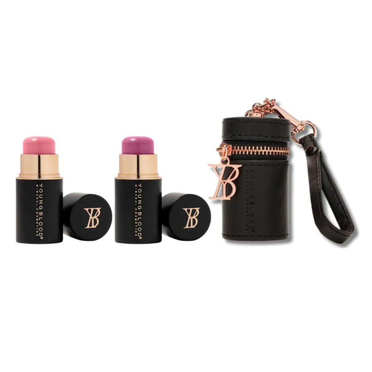 Youngblood Cosmetics Mini Blush Stick Duo with Keychain | HSN
