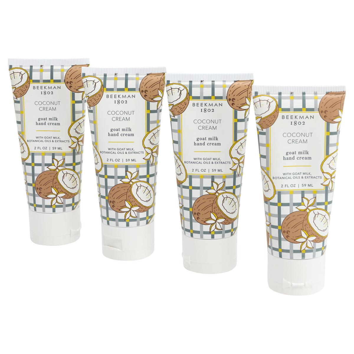 Beekman 1802 4pc Goat Milk Hand Cream - Coconut Cream | HSN