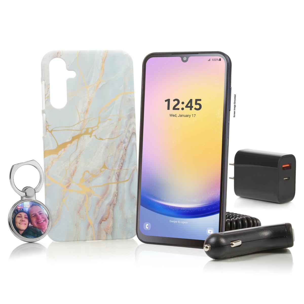 Samsung Galaxy A25 5G Tracfone w/1500 Talk & 4500 Text/GB Data Bundle - 23706354 | HSN