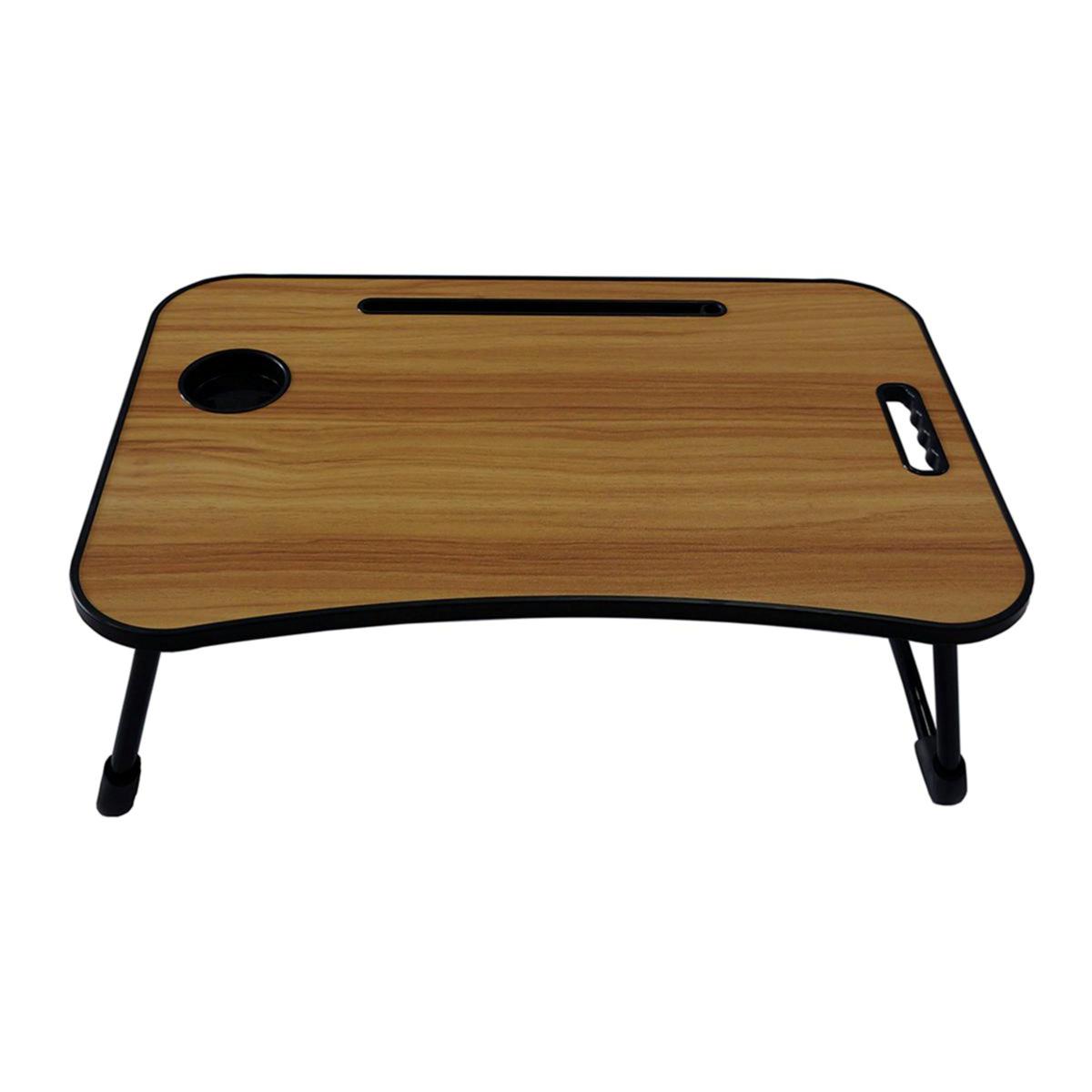 VYBZ Folding Multimedia Workstation with Cup Holder and Stand | HSN