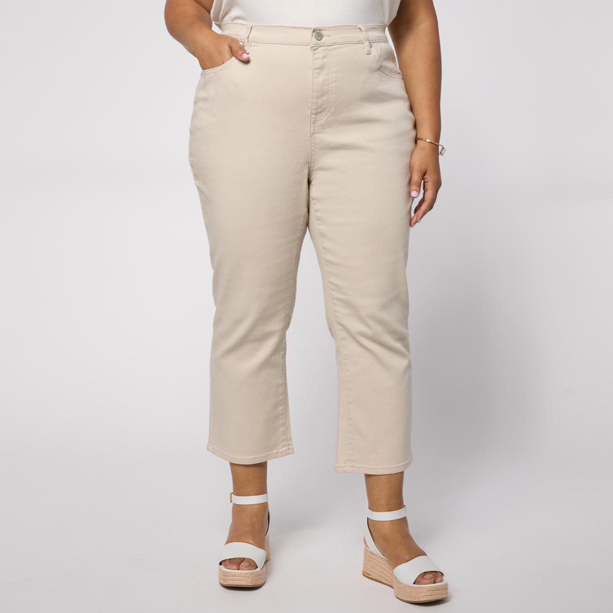 DG2 by Diane Gilman Virtual Stretch Straight-Leg Crop Jean | HSN