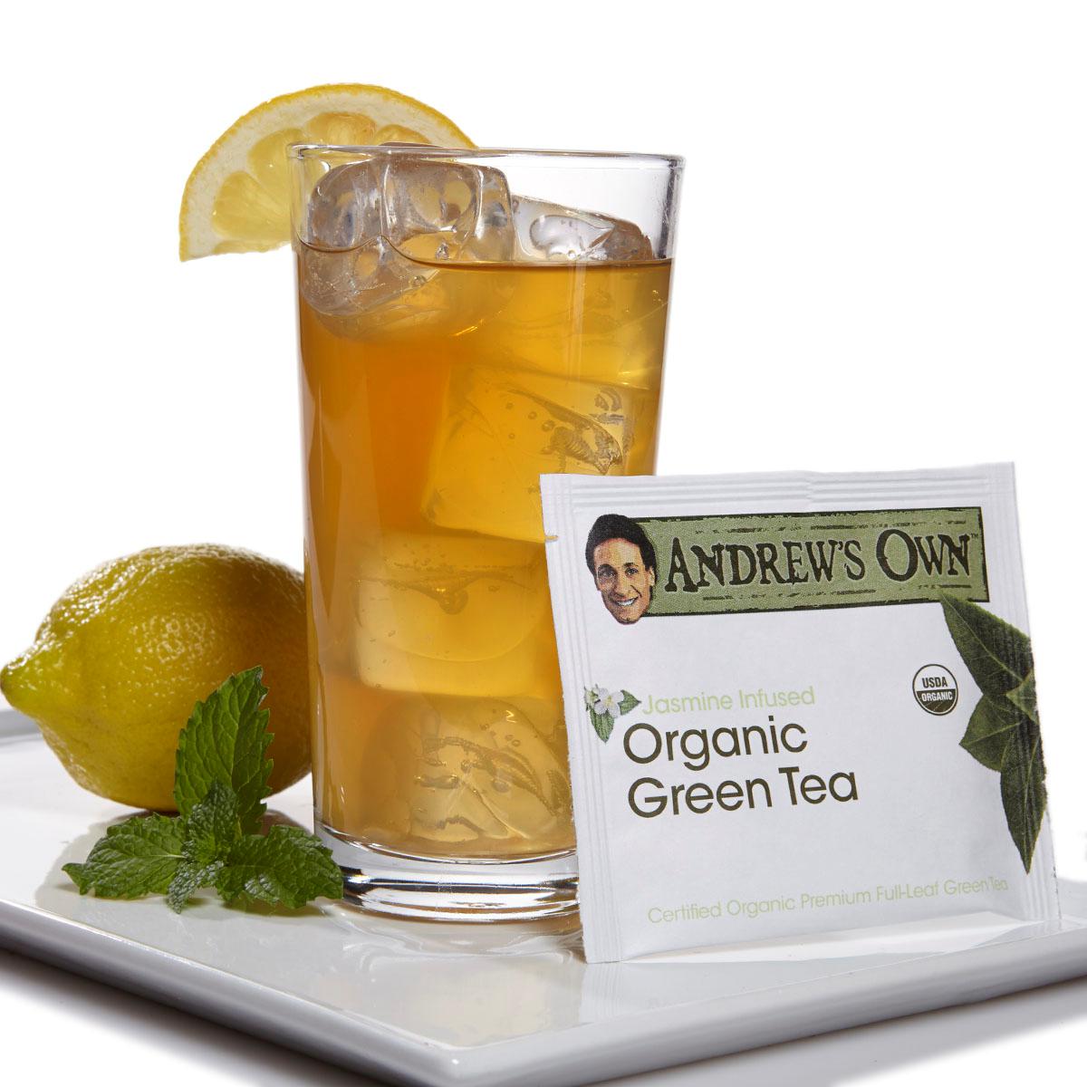 Andrew Lessman Jasmine Infused Organic Green Tea - 90 Sachets | HSN