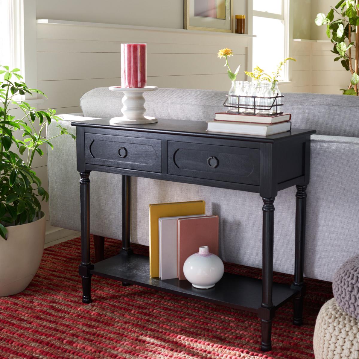 Safavieh Allura 2 Drawer Console Table | HSN