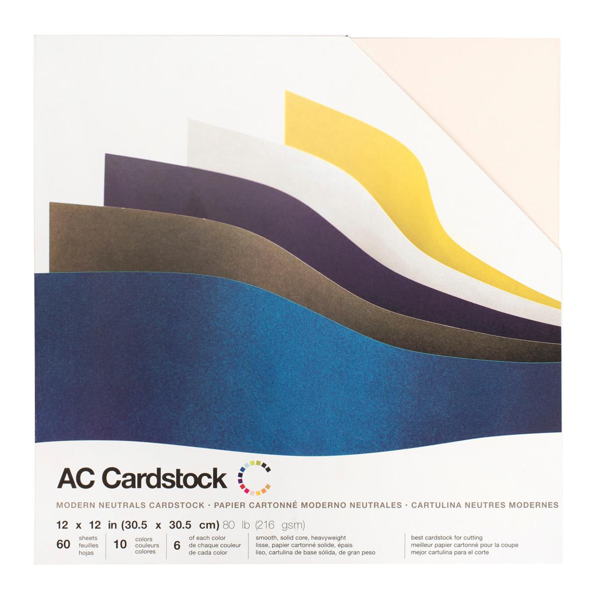 AC Cardstock 60-pack of 12" x 12" Card Stock - 22989411 | HSN