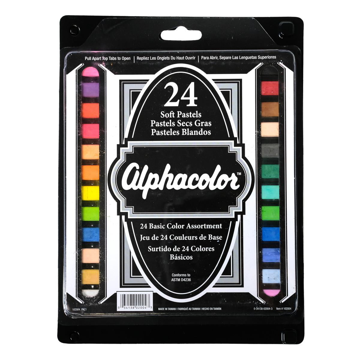 Alphacolor Soft Pastel Sets Basic Assorted Colors - 20445494 | HSN