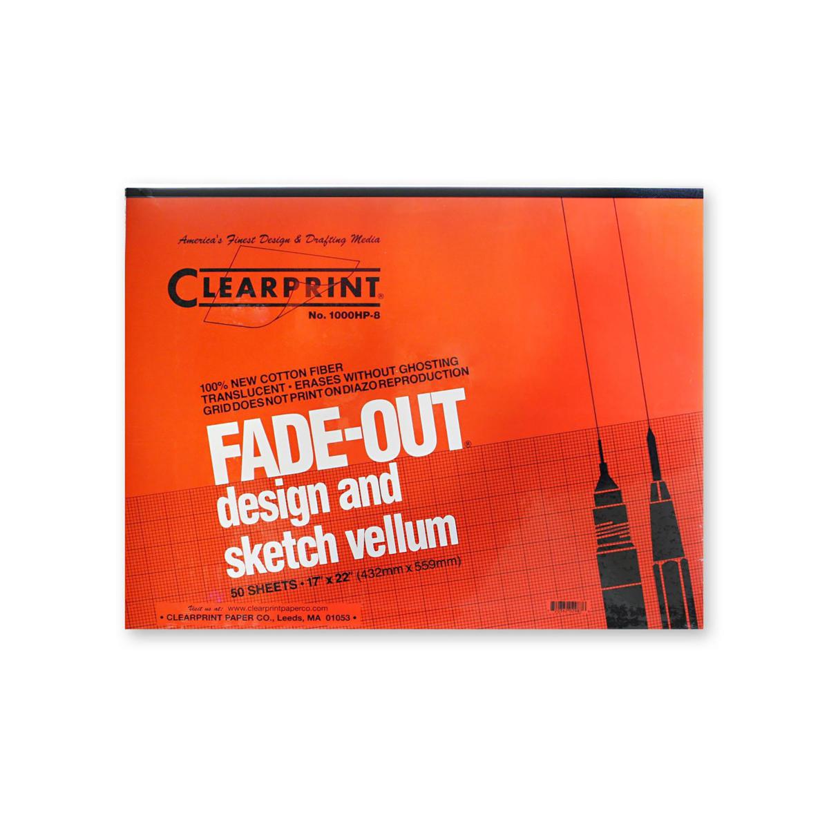 Clearprint Fade-Out Design and Sketch Vellum 17" x 22" - 50 Sheets | HSN