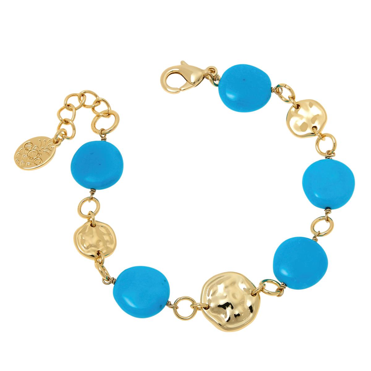 Connie Craig Carroll Jewelry Landry Gemstone Station Bracelet | HSN