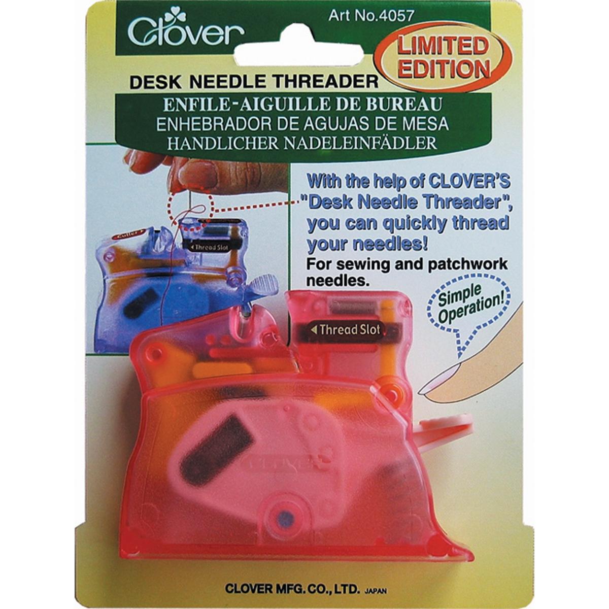 Clover Desk Needle Threader - Pink - 6907651 | HSN