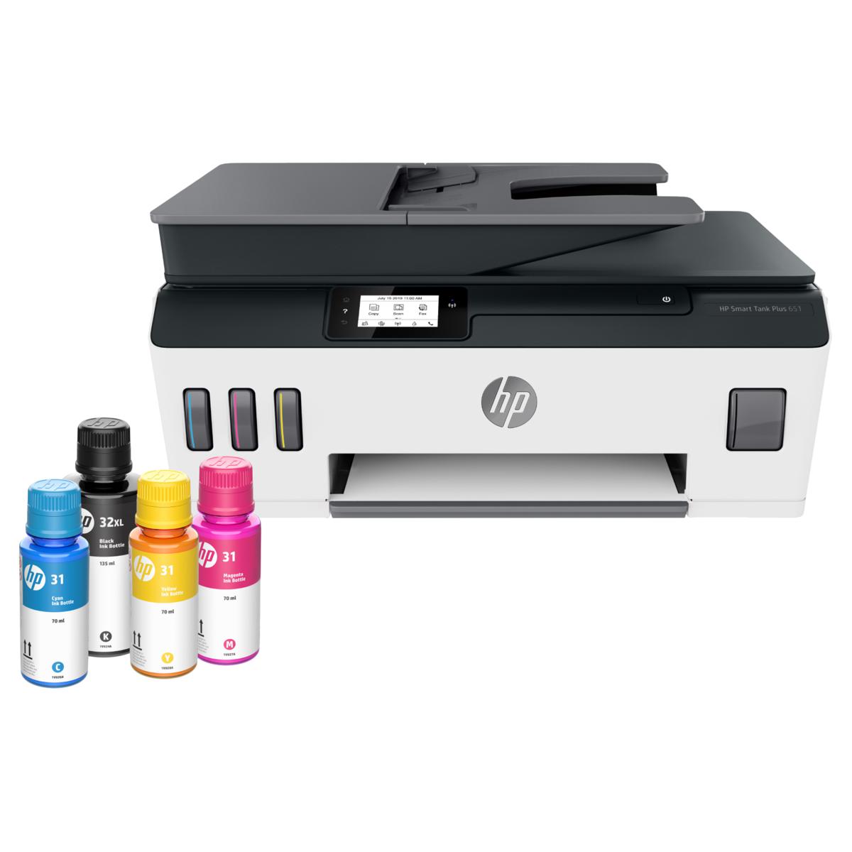 (HSN) HP Smart Tank All-In-One Printer w2 Years of Ink, 1 Year Smart ...