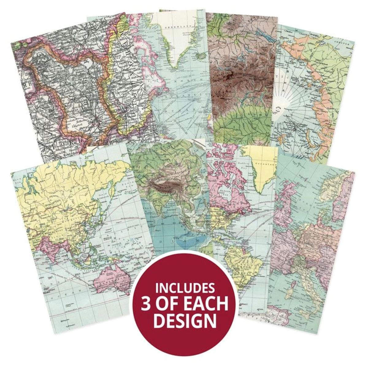 Hunkydory Crafts Adorable Scorable Pattern Packs - Around The World ...