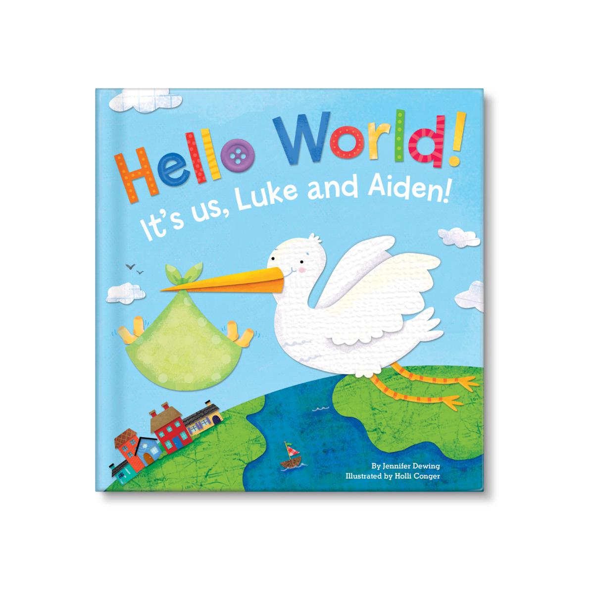 I See Me Hello World Blue Personalized Board Book - 20536828 | HSN