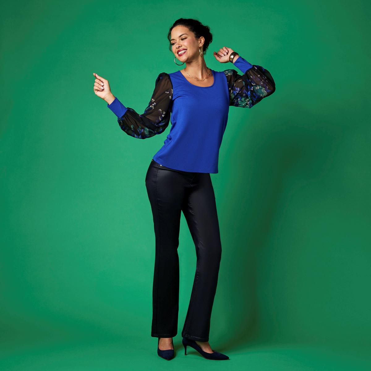 IMAN Global Chic Coated Denim Bootcut Pant - 23296951 | HSN IMAN Global Chic Coated Denim Bootcut Pant - 23296951 | HSN