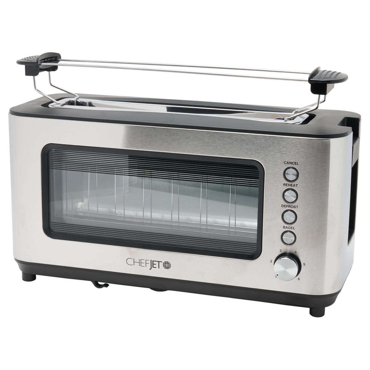 Jet Tila Transparent Slice Window Toaster with Toasting/Warming Rack | HSN
