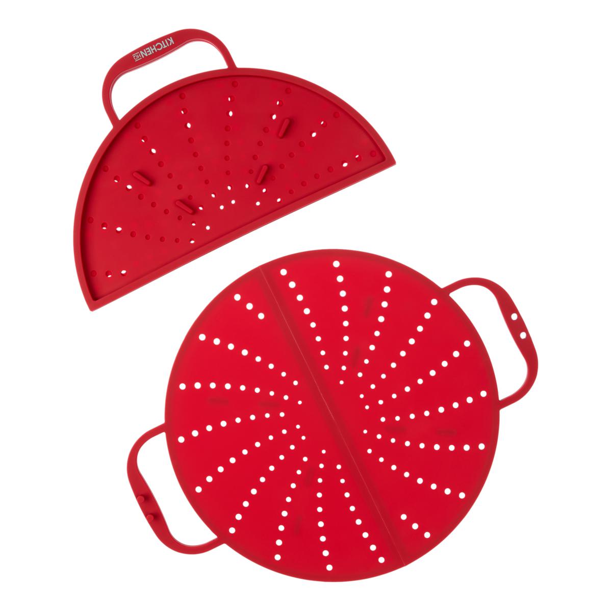 Kitchen HQ 2-pack Foldable Silicone Splatter Screens | HSN
