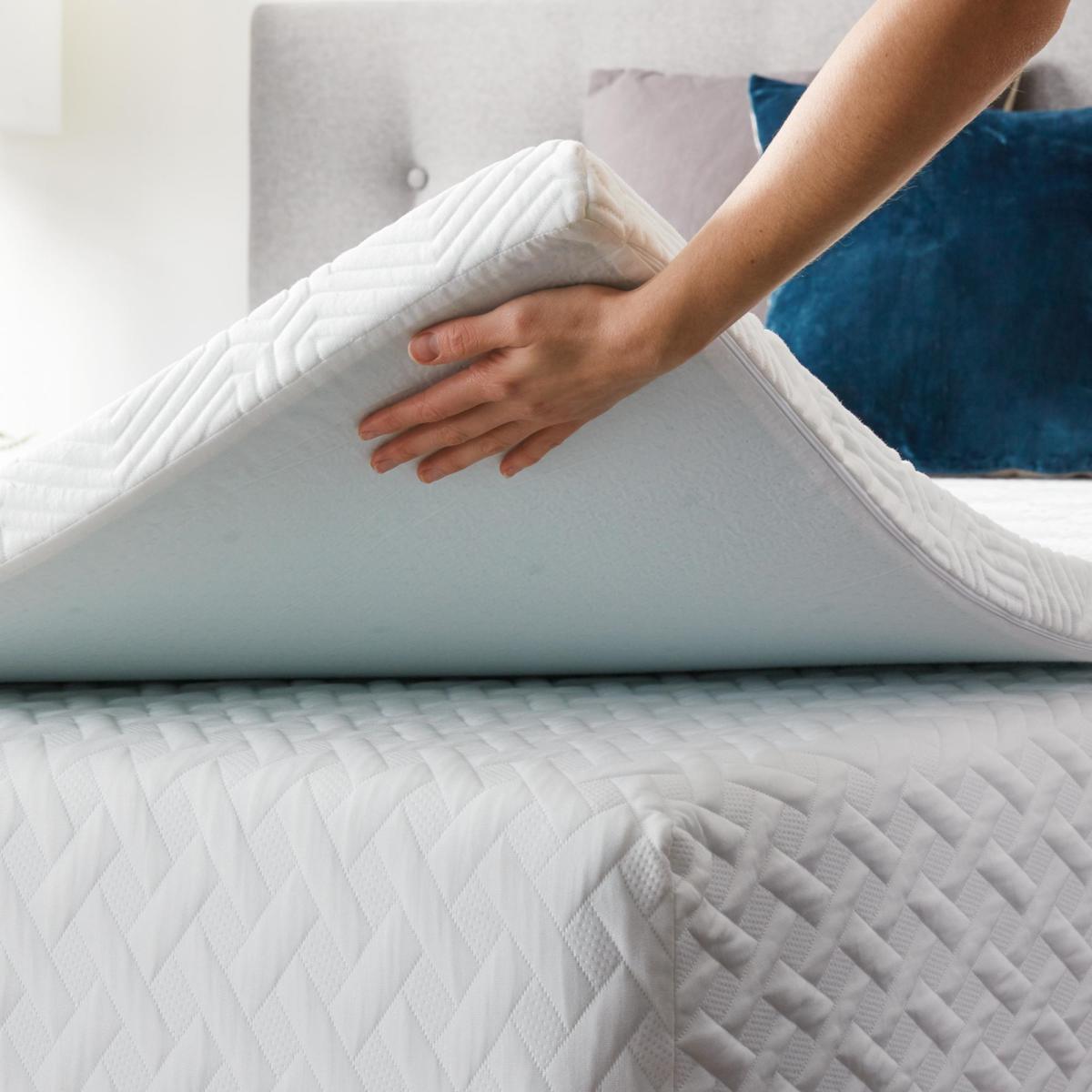 Lucid Comfort Collection 4 Gel Memory Foam Topper with Cover Full HSN