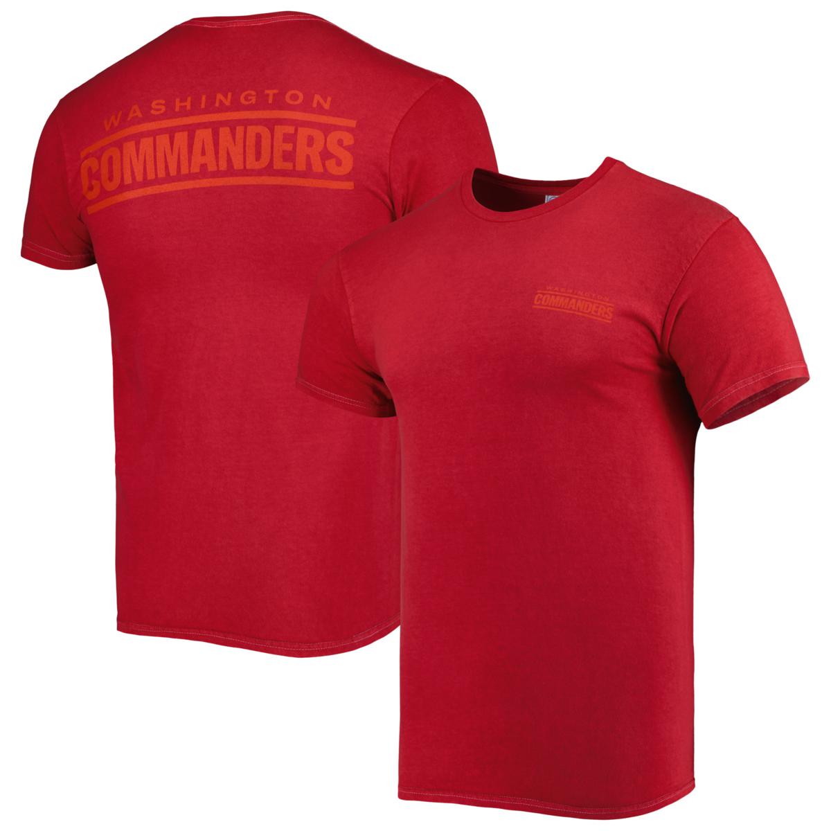 Men's '47 Red Washington Commanders Fast Track Tonal Highlight T-Shirt ...
