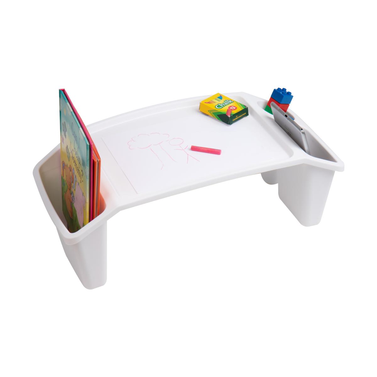 Portable plastic desk store