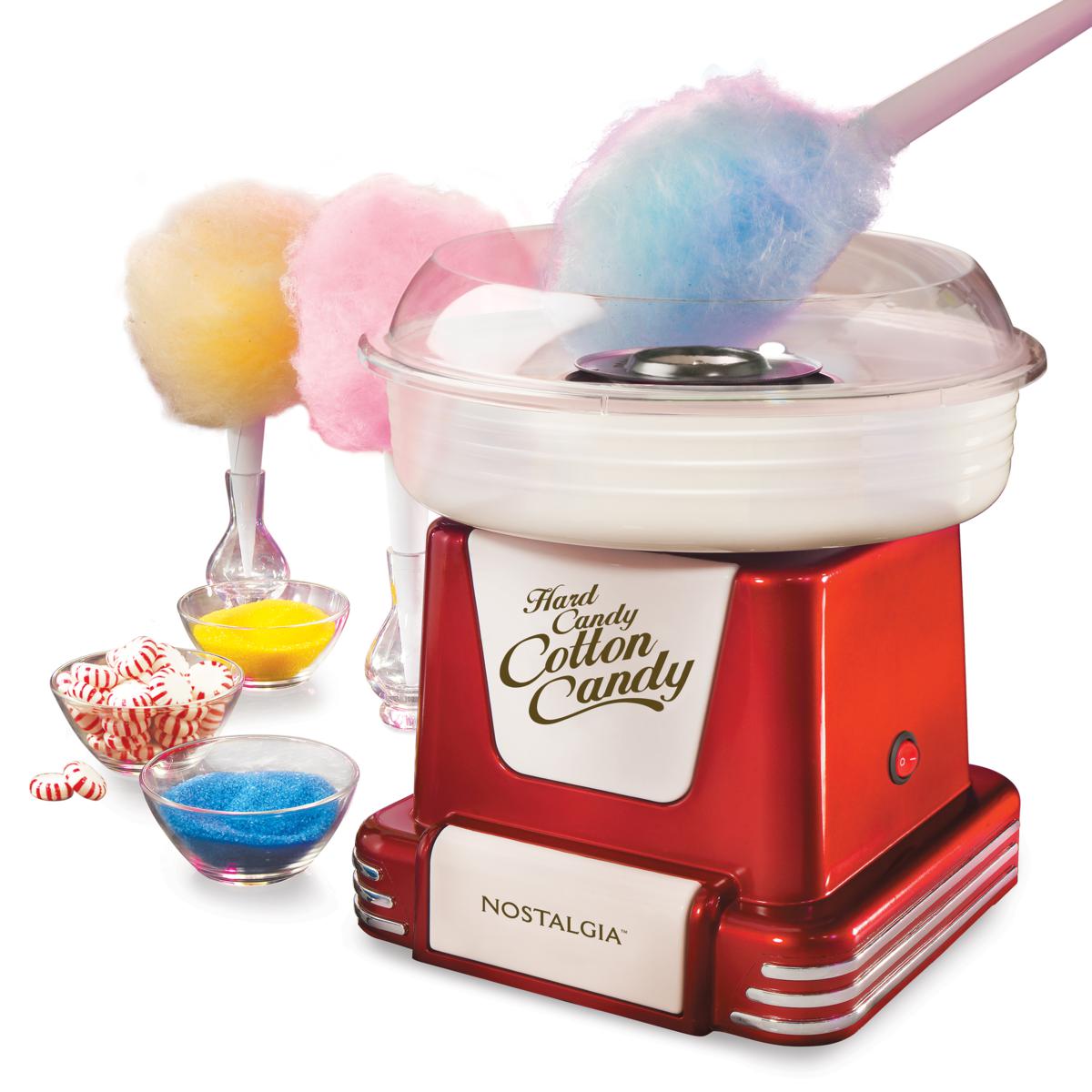 Nostalgia Retro Hard and Sugar-Free Candy Cotton Candy Maker - 9891959 ...