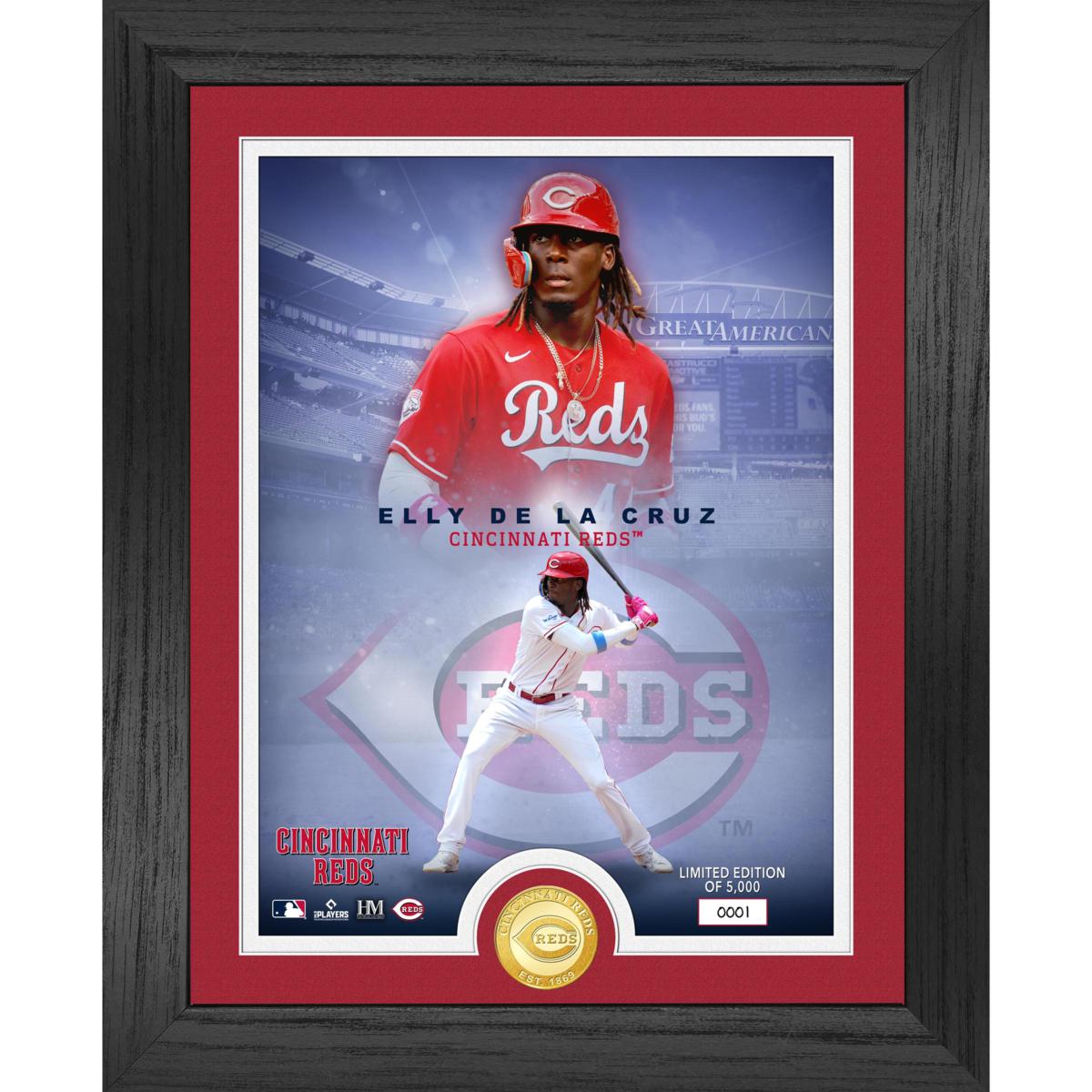 Officially Licensed MLB Cincinnati Reds Legends Bronze Coin Photo Mint ...