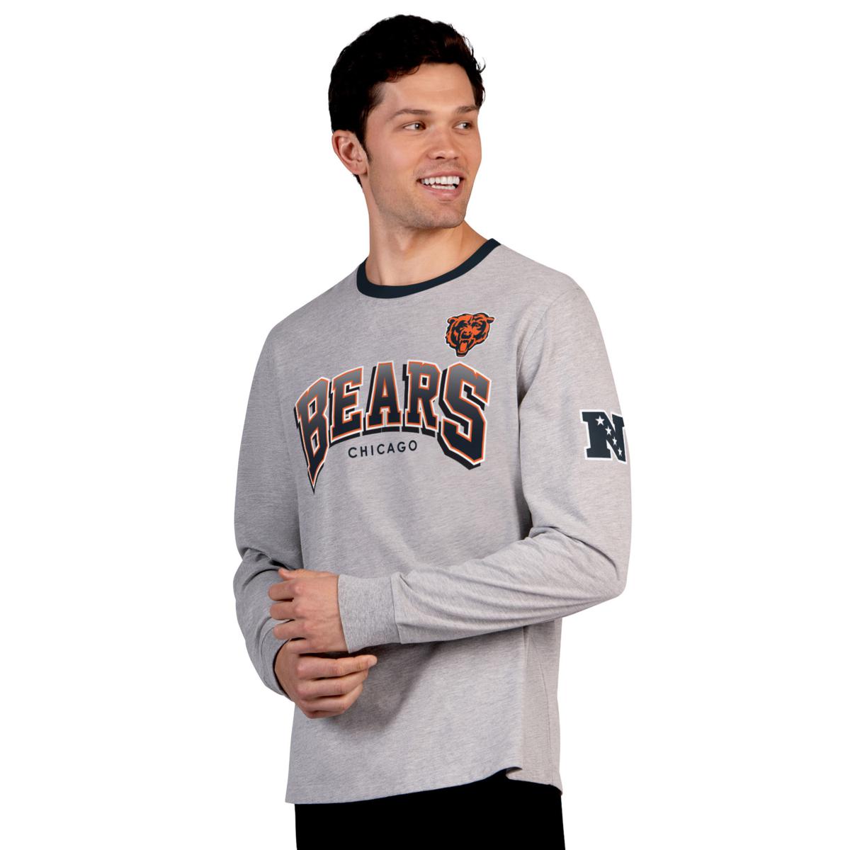Officially Licensed NFL Black Label Long-Sleeve Tee by Glll - Bears | HSN