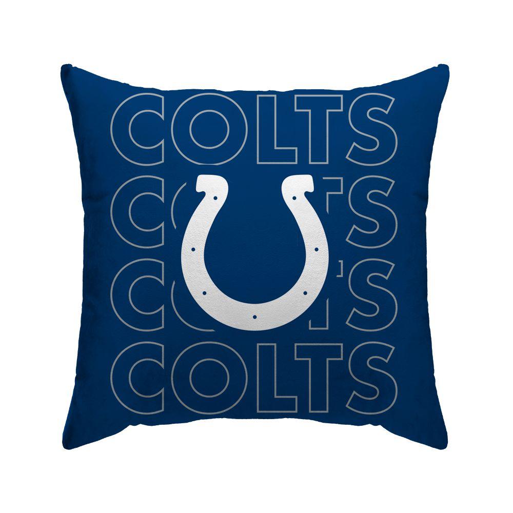 Officially Licensed NFL Indianapolis Colts Poly Span Décor Pillow ...