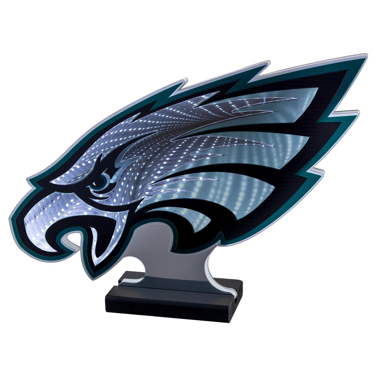 Officially Licensed NFL LED Logo Infinity Light - Eagles - 23659545 | HSN