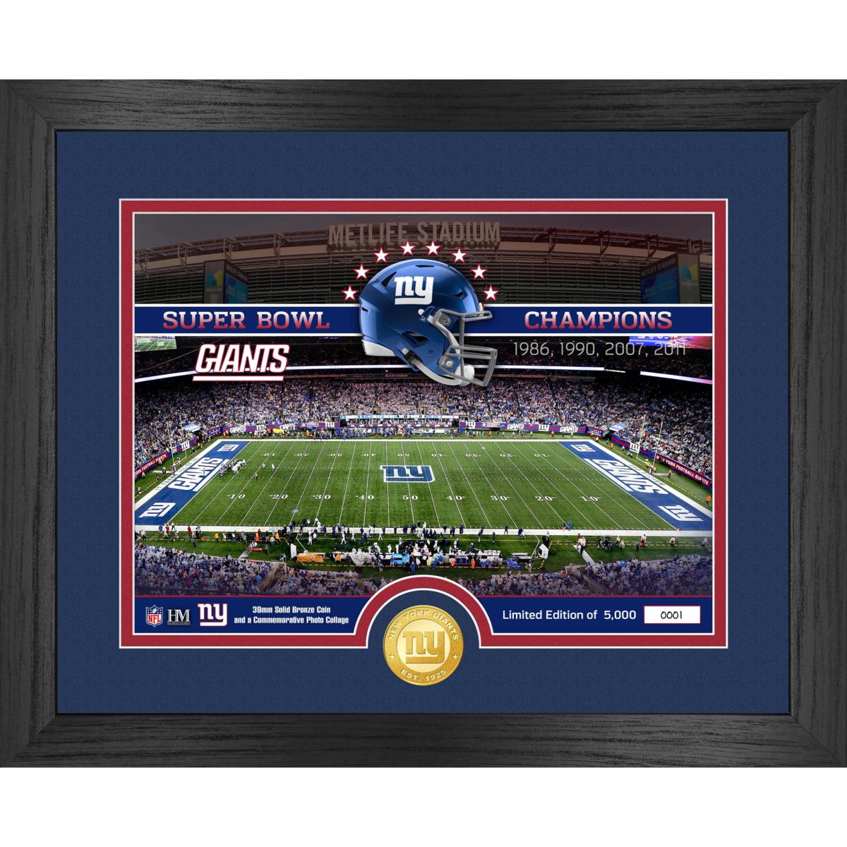 Officially Licensed NFL New York Giants Stadium Photo Mint | HSN