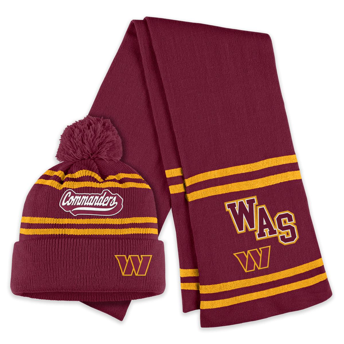 Officially Licensed NFL WEAR by Erin Andrews Knit Beanie & Scarf ...