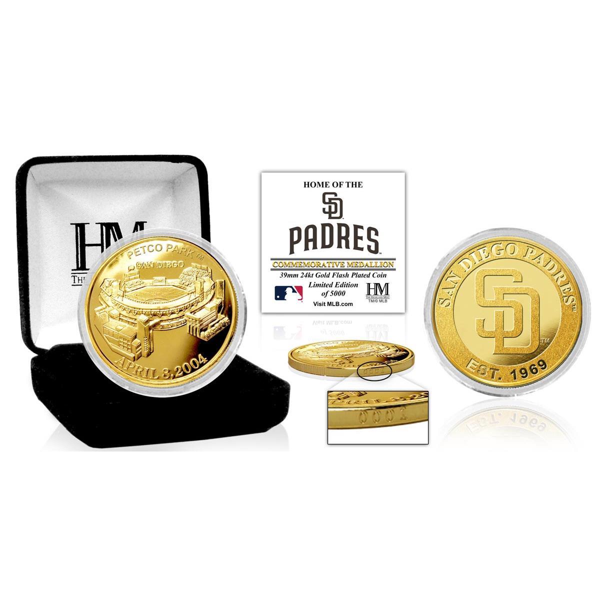 Officially Licensed "Stadium" Gold Mint Coin - San Diego Padres ...