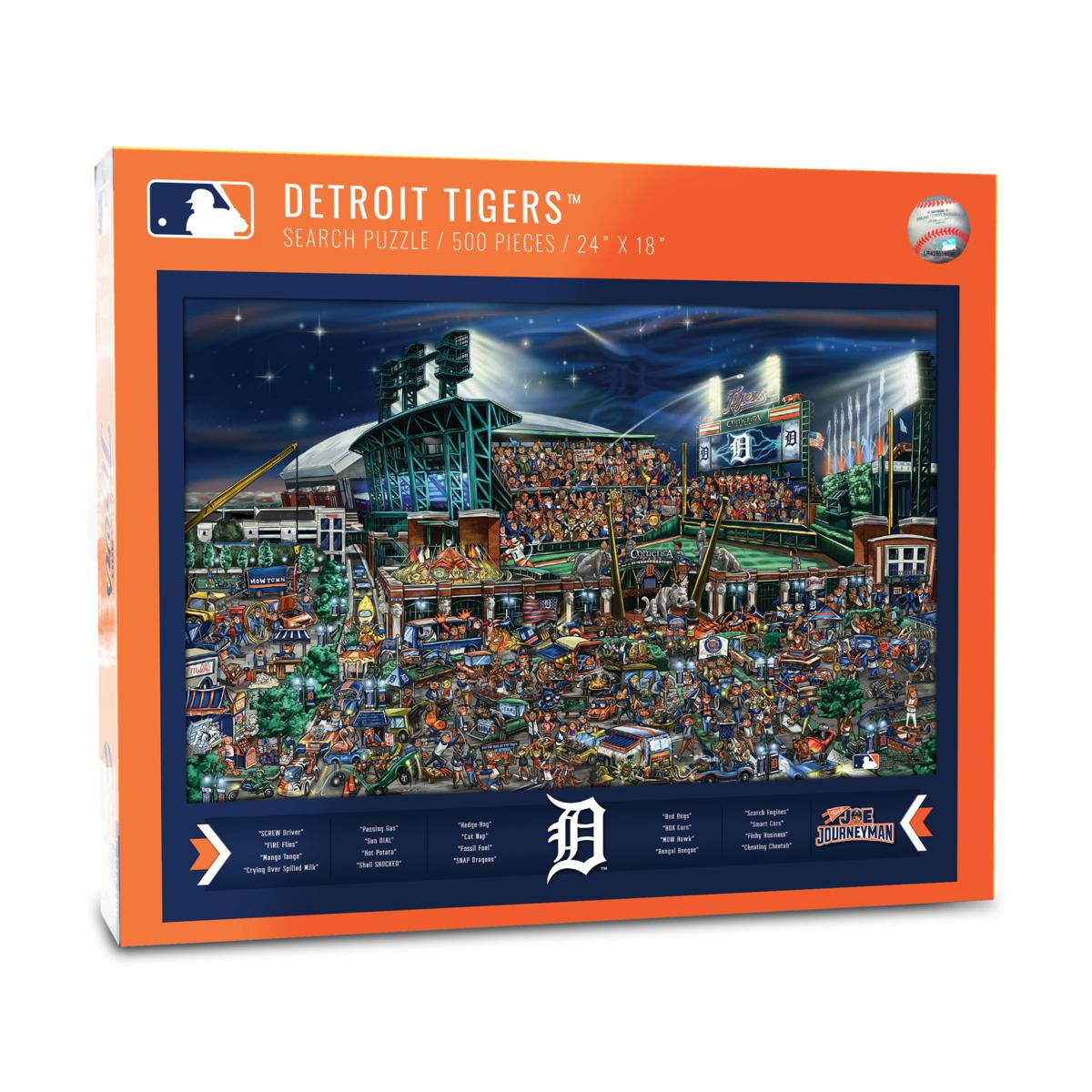 Officially Licensied MLB Joe Journeyman Puzzle - Detroit Tigers ...