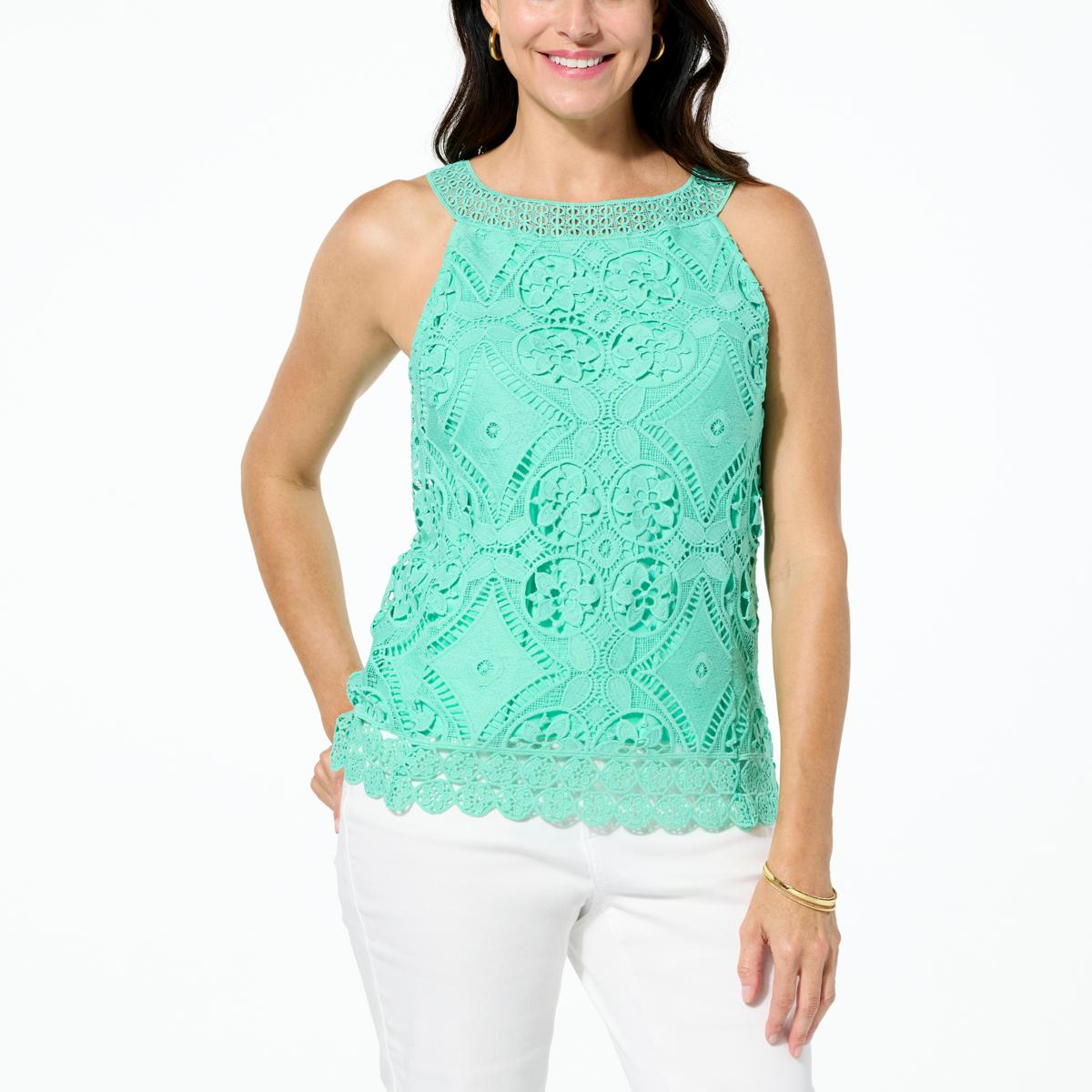 One World Crochet Tank Top - 22878292 | HSN