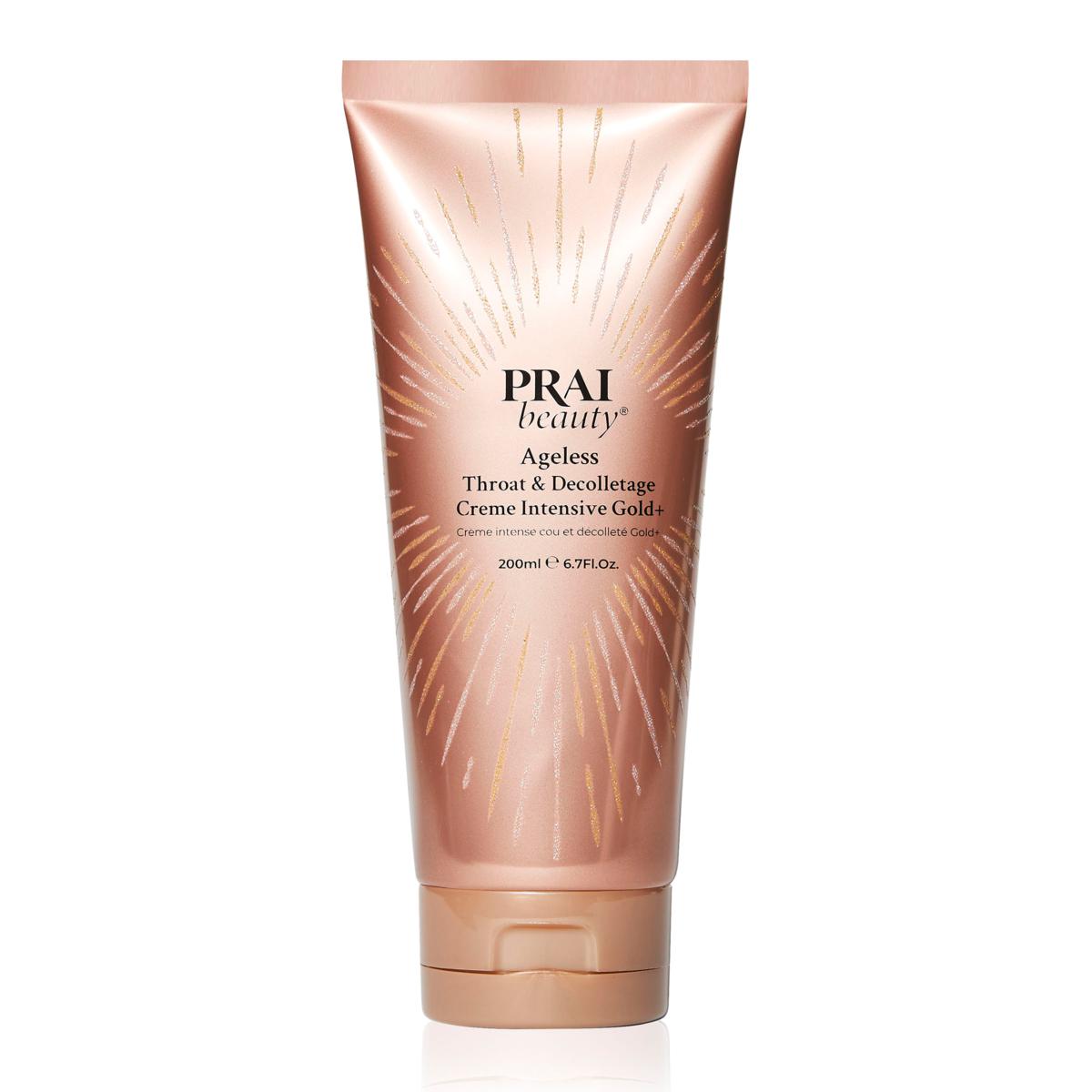 (HSN) PRAI Beauty Ageless Throat Decolletage Creme Intensive Gold ...