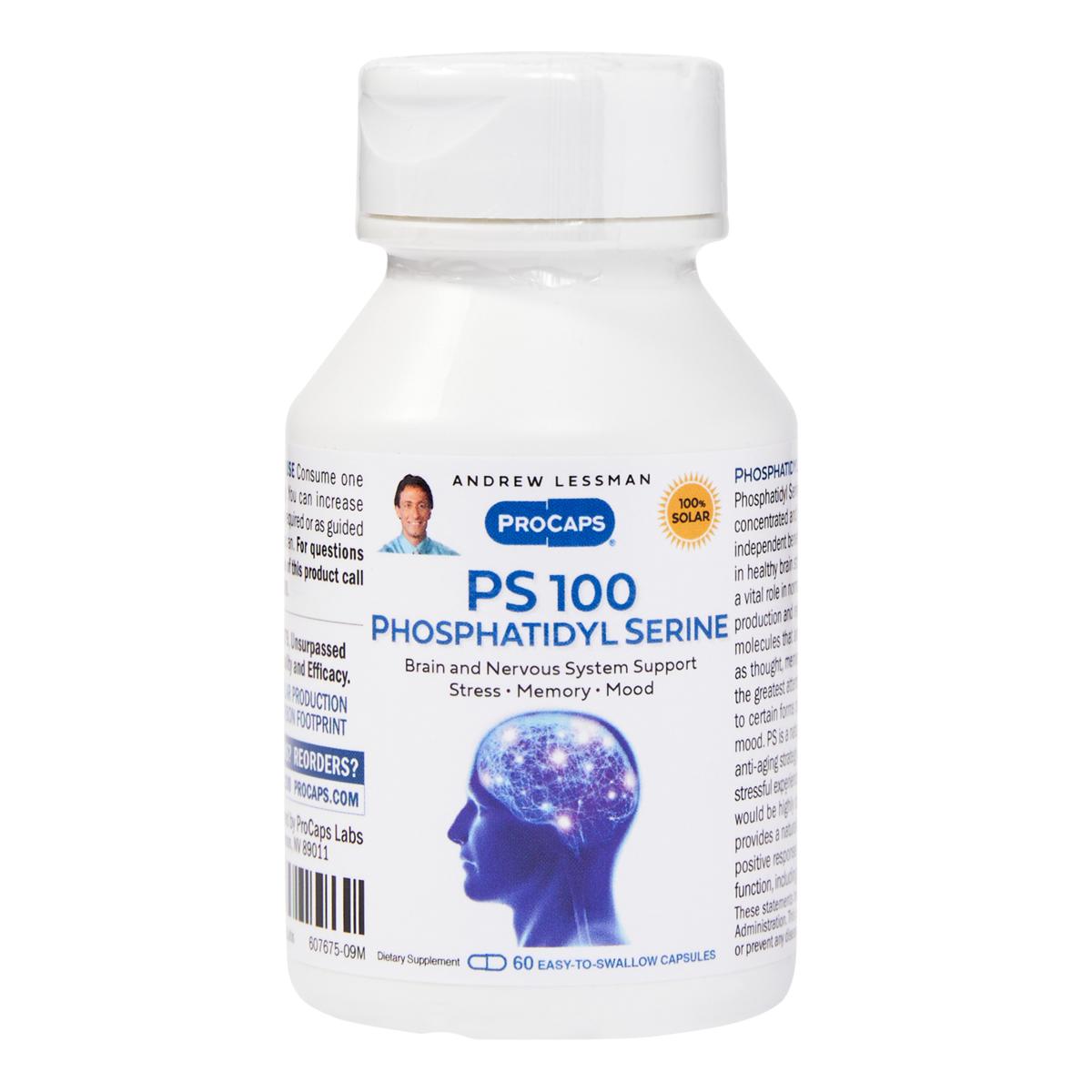 PS 100 Phosphatidyl Serine - 60 Capsules - 8385348 | HSN