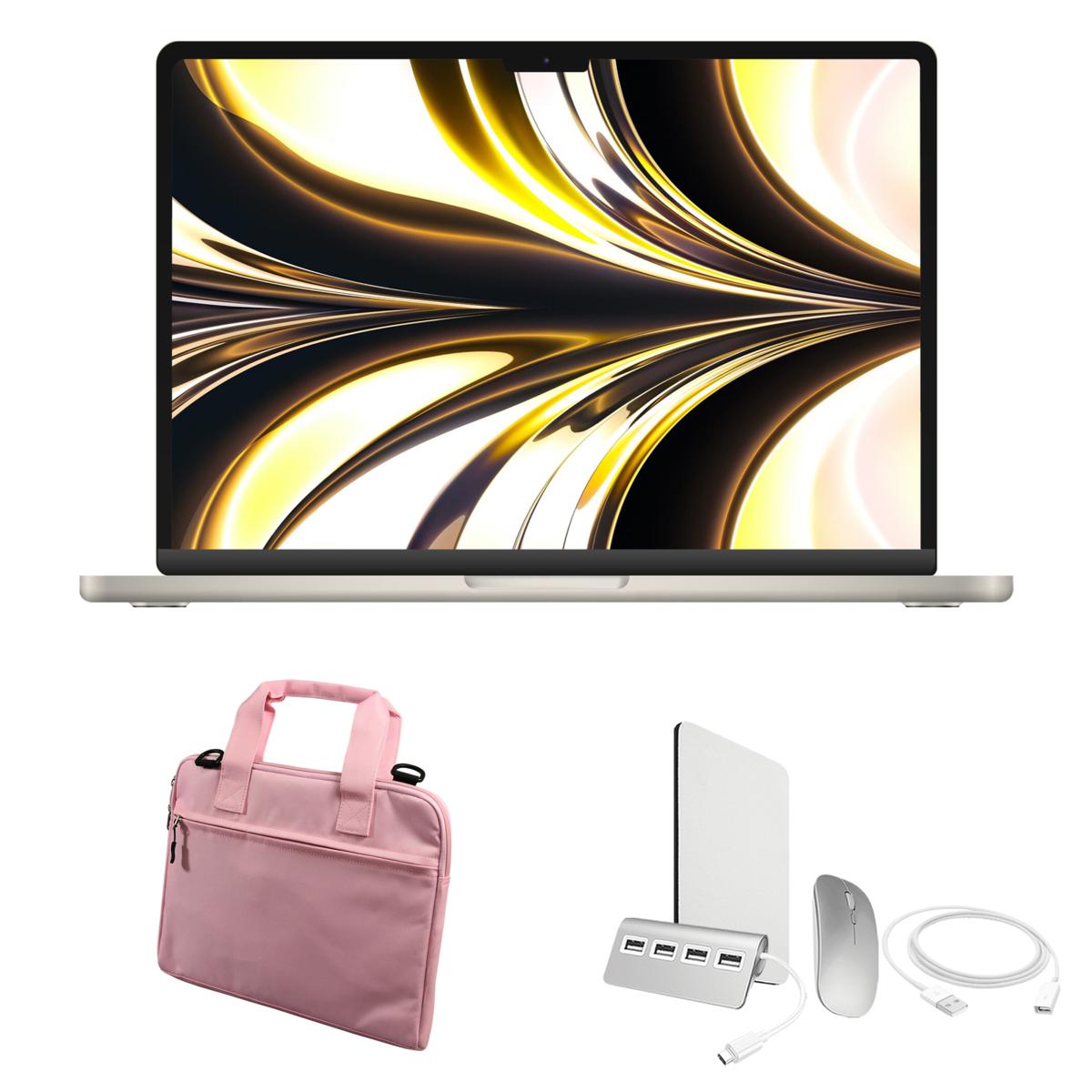 Refurbished 2022 Apple Macbook Air 13" M2 256GB Bundle - 22344812 | HSN