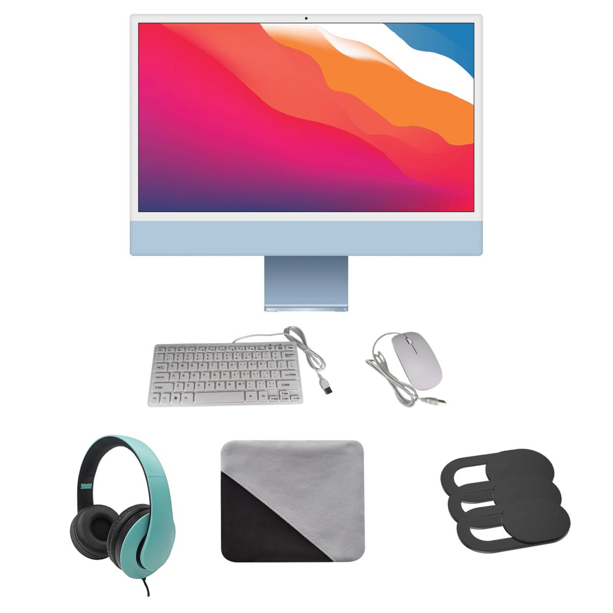 Refurbished Apple iMac 24" M1 1TB 8-Core CPU & 8-Core GPU Bundle | HSN