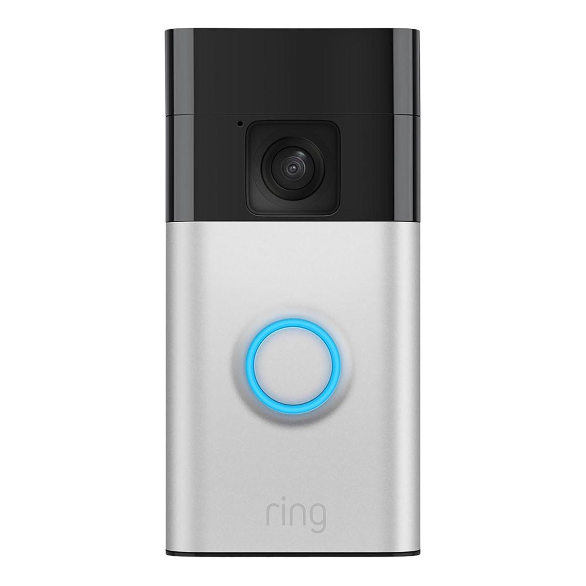 Ring Security Video Battery Doorbell with 3 Years Ring Assist Plus | HSN