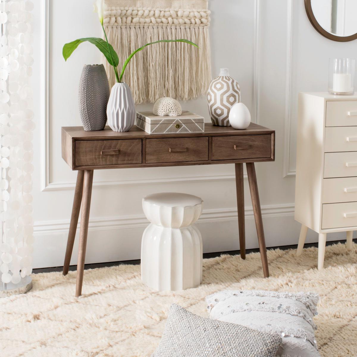 Orion 3 drawer console table store