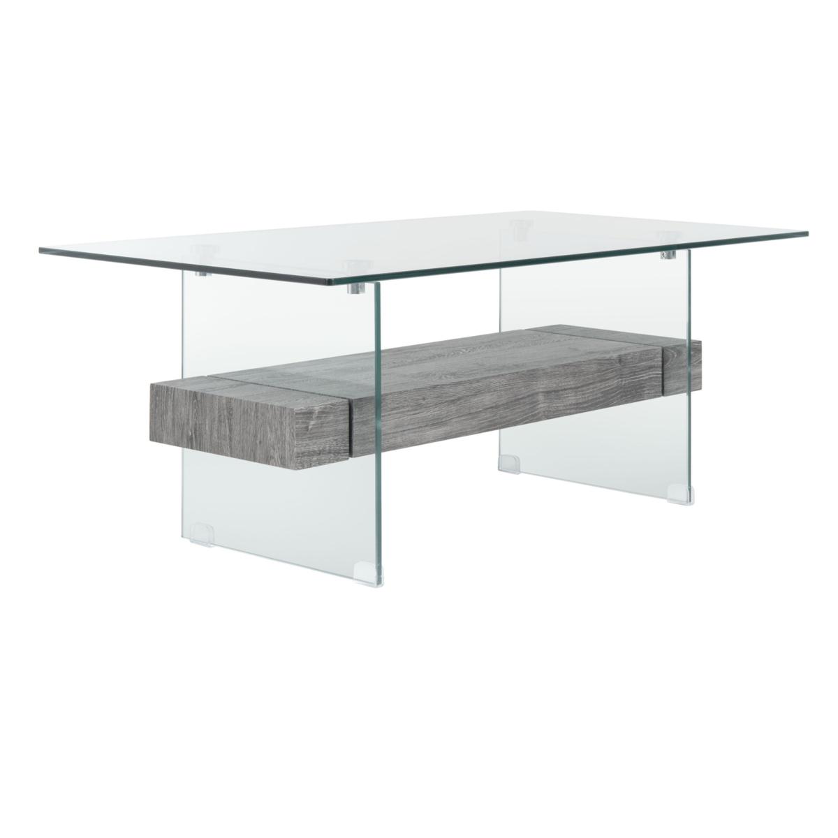 Safavieh Kayley Modern Rectangular Glass Coffee Table 8608065 HSN
