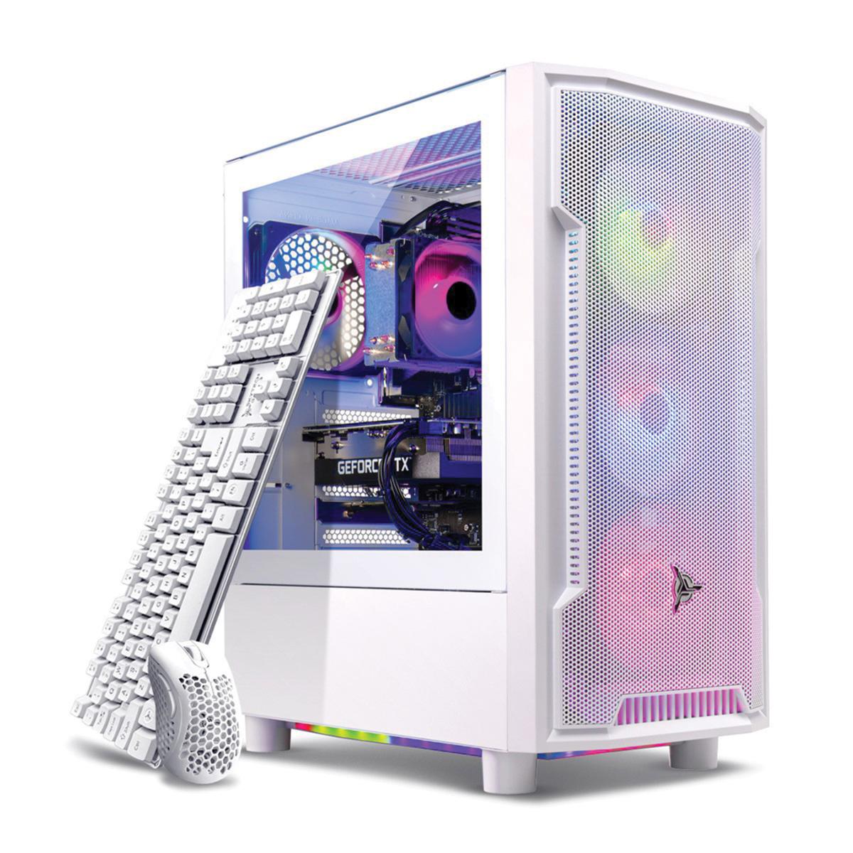 Skytech Gaming Archangel 4 R7-5700 16GB/1TB SSD RTX3050 - White | HSN