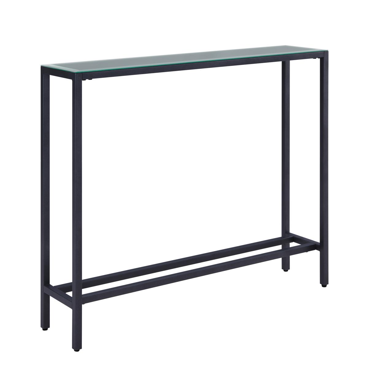 Southern Enterprises Pinsley Narrow Console Table Gunmetal